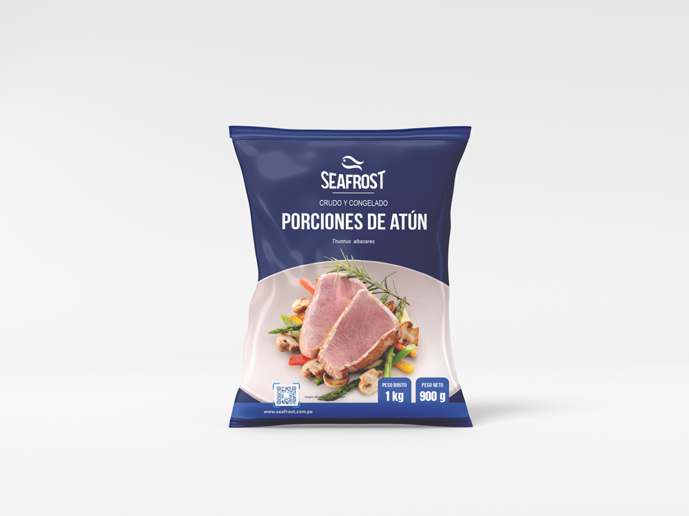 ATUN PORCIONES CTTO 180-240 gr/pz IVP 1kg SEAFROST - Seafrost