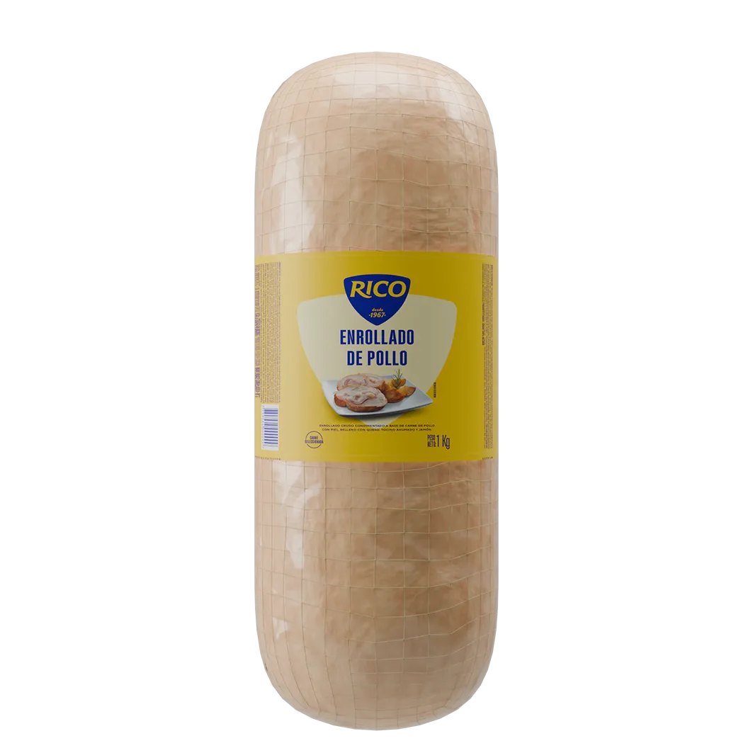 ENROLLADO DE POLLO 1 KG RICO - Seafrost
